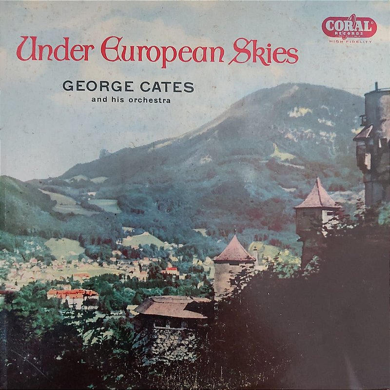 LP - George Cates And His Orchestra – Under European Skies (Importado ...