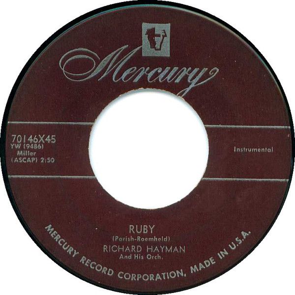 COMPACTO - Richard Hayman – Ruby / Dansero - Colecionadores Discos ...