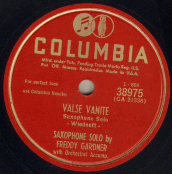 COMPACTO - Freddy Gardner – Valse Vanite / Body And Soul - Colecionadores Discos - vários ...