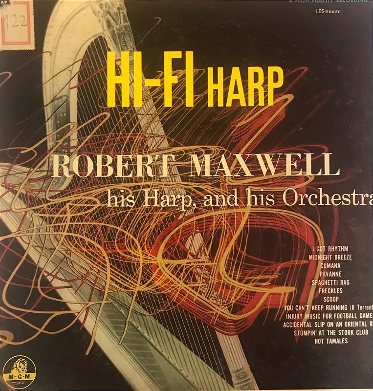 LP - Robert Maxwell, His Harp And Orchestra – Hi-Fi Harp ...
