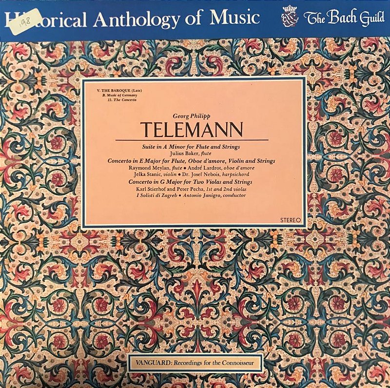 LP - George Philipp - Telemann - Colecionadores Discos - vários títulos ...