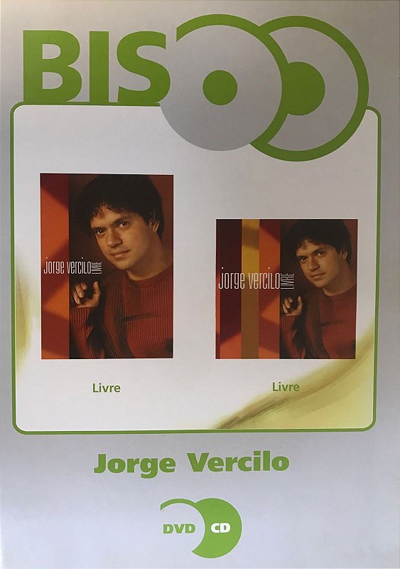 DVD e CD Jorge Vercilo – Livre - Colecionadores Discos - vários títulos em Vinil, CD, Blu-ray e DVD