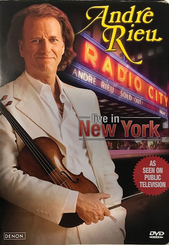DVD André Rieu – Radio City Music Hall - Live In New York ...