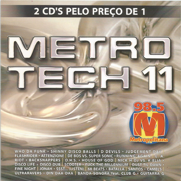 CD DUPLO - Metro Tech 11 ( Vários Artistas ) - Colecionadores Discos - vários títulos em Vinil ...