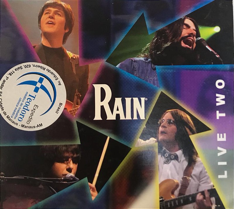 CD - RAIN - LIVE TWO ( IMPORTADO ) - Colecionadores Discos - vários ...