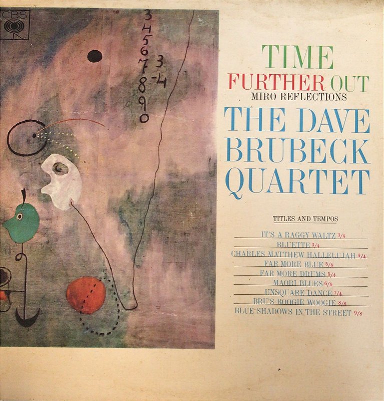 LP - The Dave Brubeck Quartet – Time Further Out: Miro Reflections ...