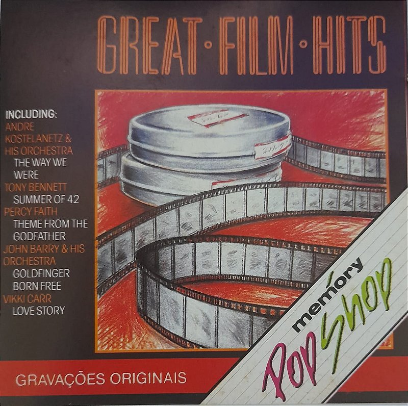 CD - Great Film Hits - Memory Pop Shop (Vários artistas ...