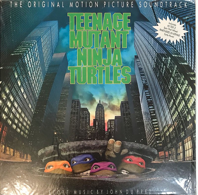 LP – The Original Motion Picture Soundtrack Teenage Mutant Ninja Turtl ...