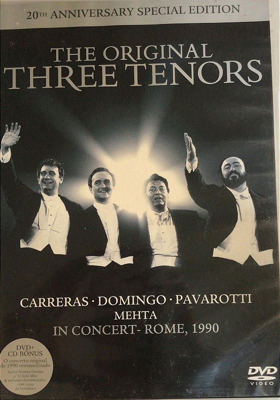 DVD + CD - The Original Three Tenors – The Original Three Tenors In Co ...