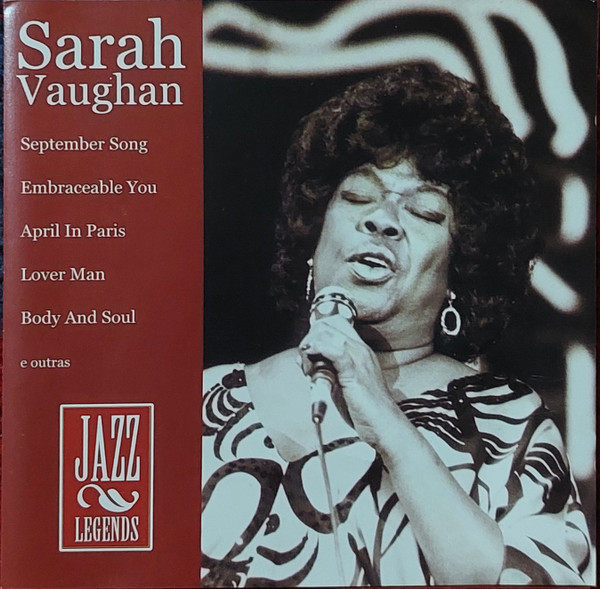 CD - Sarah Vaughan – Jazz Legends: Sarah Vaughan - Colecionadores ...