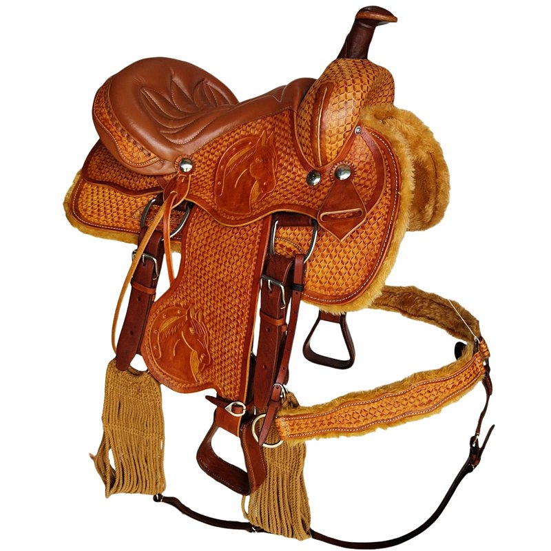 Sela Americana Quarto de Milha Couro legítimo!!! - Selaria Filimar