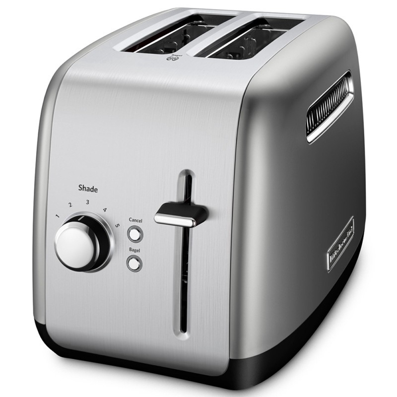 Torradeira Elétrica KitchenAid Clássica 2 Fatias - Prata - ComprasPanafi