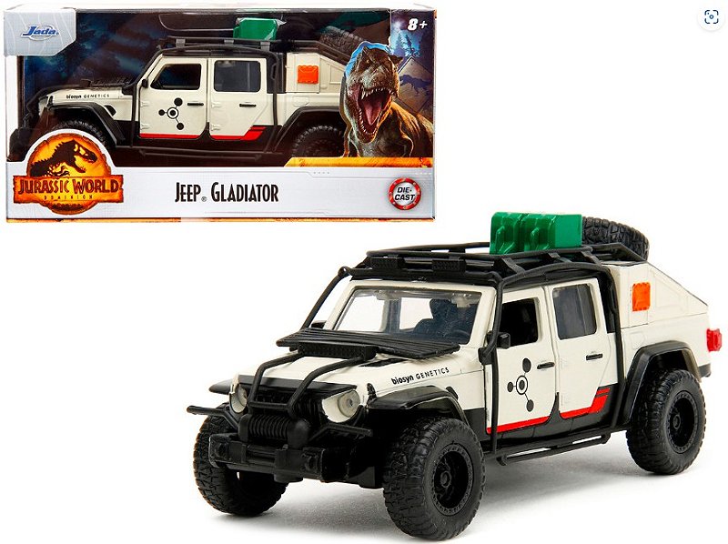 JEEP GLADIATOR BIOSYN JURASSIC WORLD DOMINION JADA TOYS DIE CAST ESCA ...