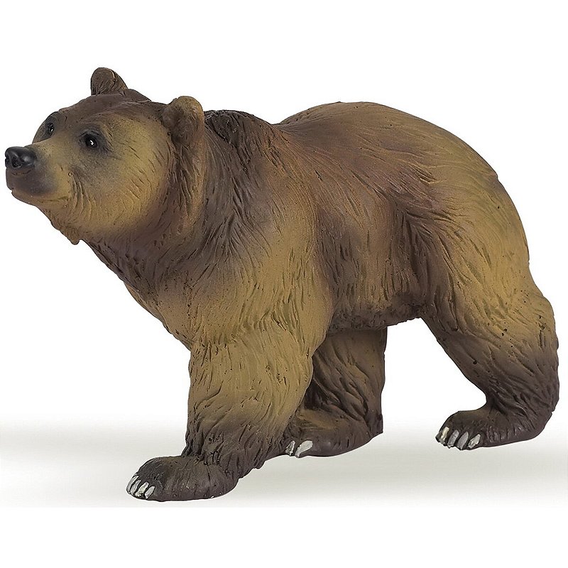 URSO MARROM PAPO RÉPLICA DE MAMÍFERO ANIMAL SELVAGEM IMPORTADOURSO MAR ...