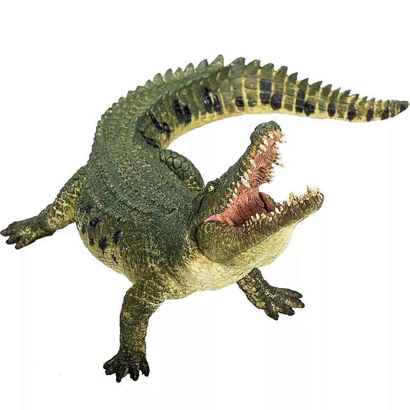 CROCODILO COM MANDÍBULA ARTICULADA MOJO FUN RÉPTIL BRINQUEDO IMPORTADO ...