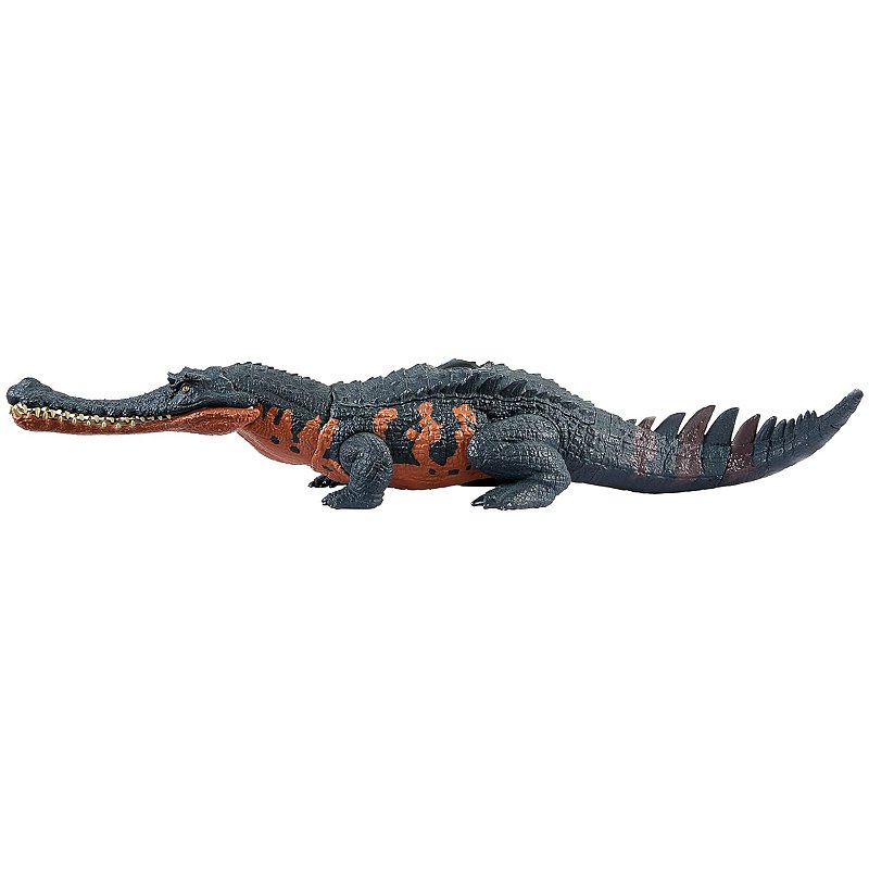 GRYPOSUCHUS RUGIDO SELVAGEM MATTEL MINIATURA CROCODILO JURASSIC WORLD ...
