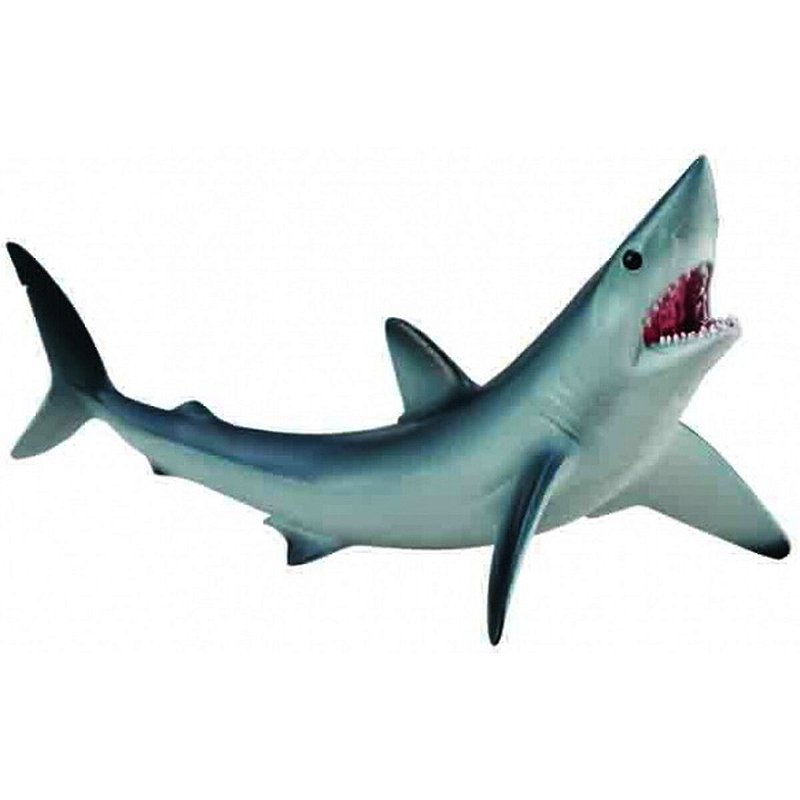 TUBARÃO MAKO COLLECTA MINIATURA ANIMAL MARINHO BRINQUEDO SHORTFIN MAKO ...