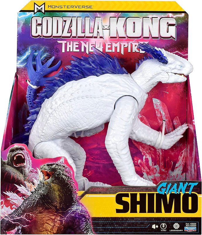 Shimo Gigante Coleção Monsterverse Godzilla versus Kong Playmates Bone ...