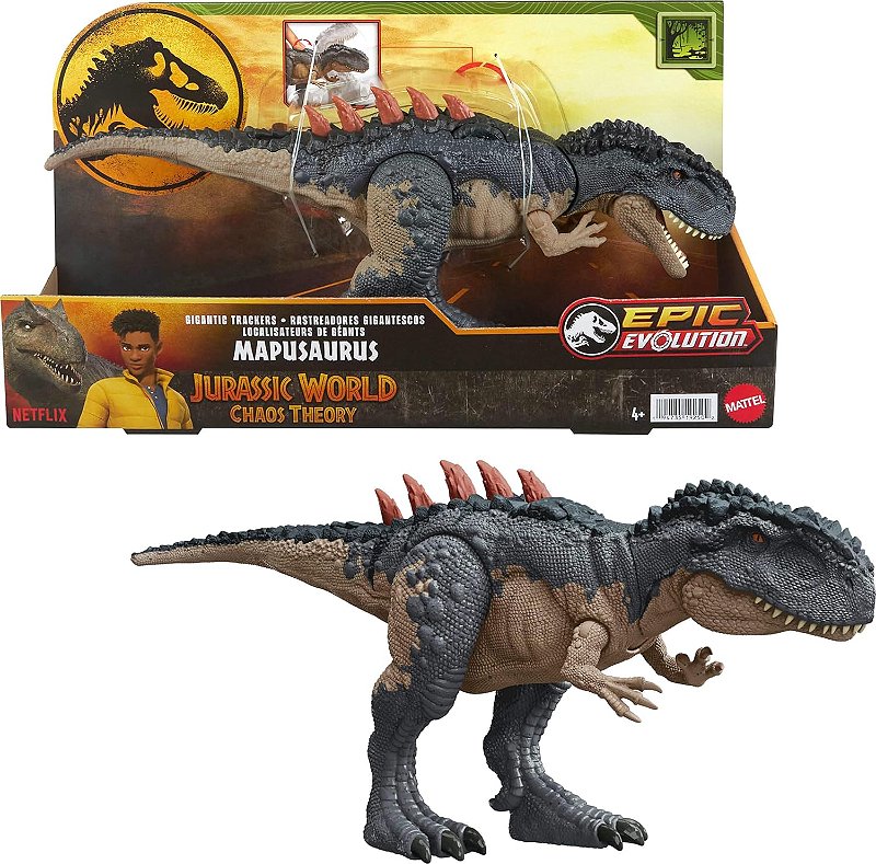 MAPUSAURUS MATTEL GIGANTIC TRACKERS TEORIA DO CAOS EPIC EVOLUTION - Dinoloja - A melhor loja de ...