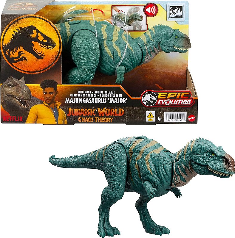 MAJUNGASAURUS MAJOR TEORIA DO CAOS MATTEL JURASSIC WORLD CHAOS THEORY ...