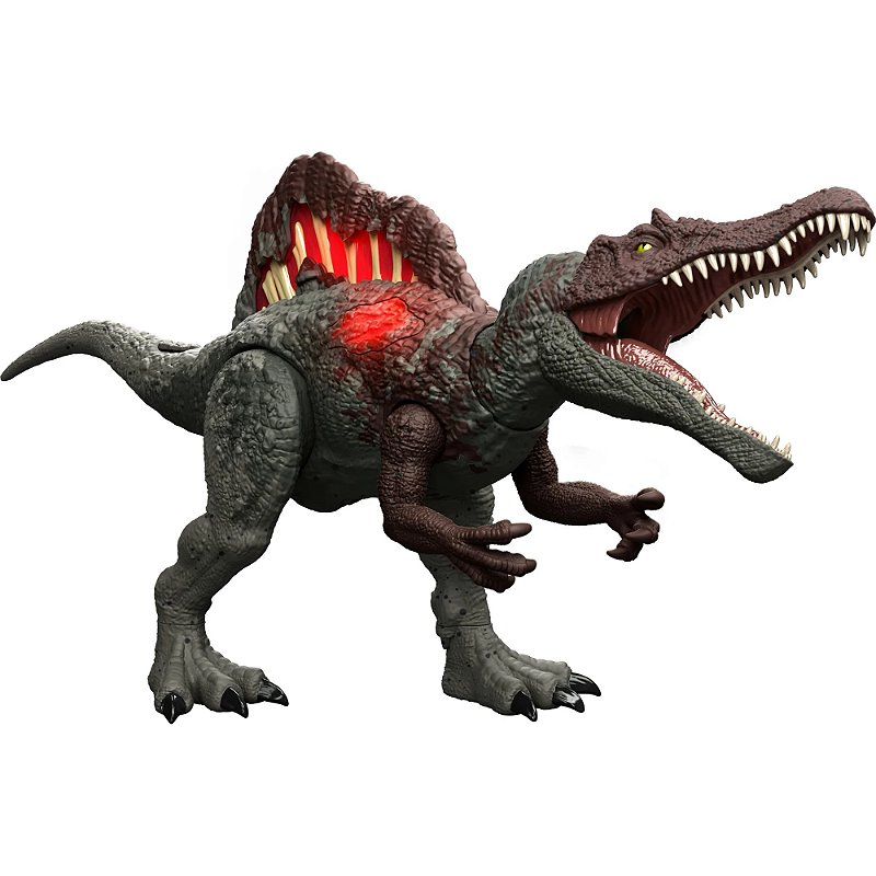 SPINOSAURUS EPIC ATTACK COM SOM E LUZ JURASSIC WORLD MATTEL ESPINOSSAU ...