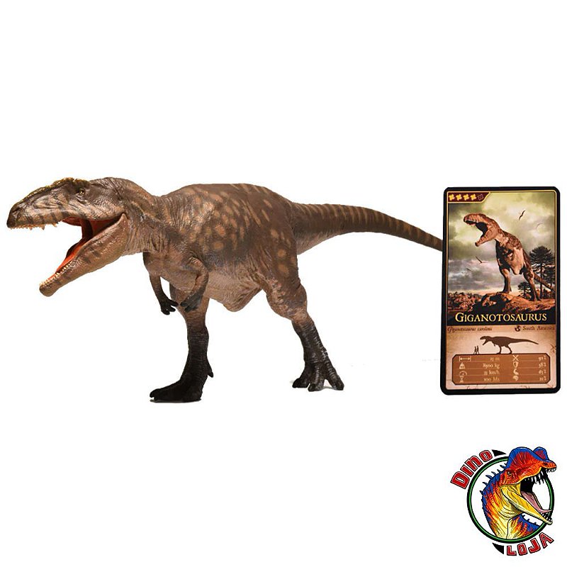 GIGANOTOSAURUS EOFAUNA RÉPLICA DINOSSAURO MINIATURA EM ESCALA 1:35 MAN ...