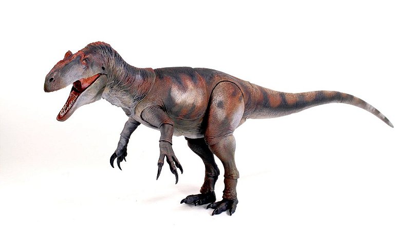 ALLOSAURUS JIMMADSENI 1/18 CYBERZOIC FIGURA DE DINOSSAURO RAPTOR ARTIC ...