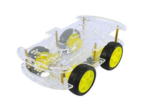 Kit Chassi 4WD - AutoCore Robótica - Arduino em Fortaleza, você ...
