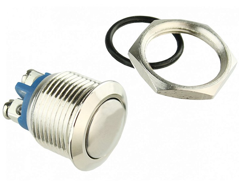 Push Button em Aço Inox - AutoCore Robótica - Arduino em Fortaleza ...