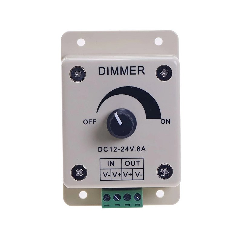 Dimmer para Iluminação 12V 24V 8A | AutoCore Robótica - AutoCore ...
