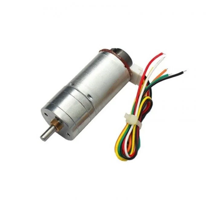 Motor 6V DC 100RPM com Encoder - AutoCore Robótica - Arduino em ...