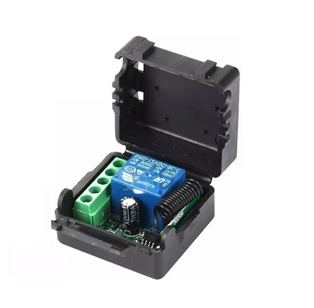 Módulo Relé 12V 1 Canal RF 433Mhz sem Controle - AutoCore Robótica ...