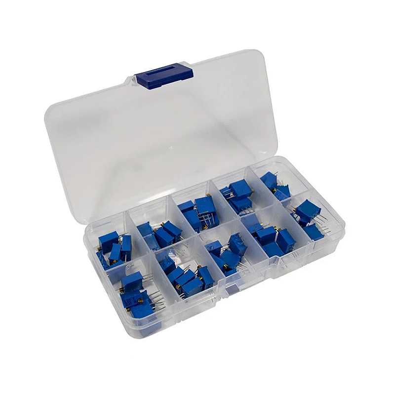 Kit Trimpots 3296W Variados 50pcs - AutoCore Robótica - Arduino em ...