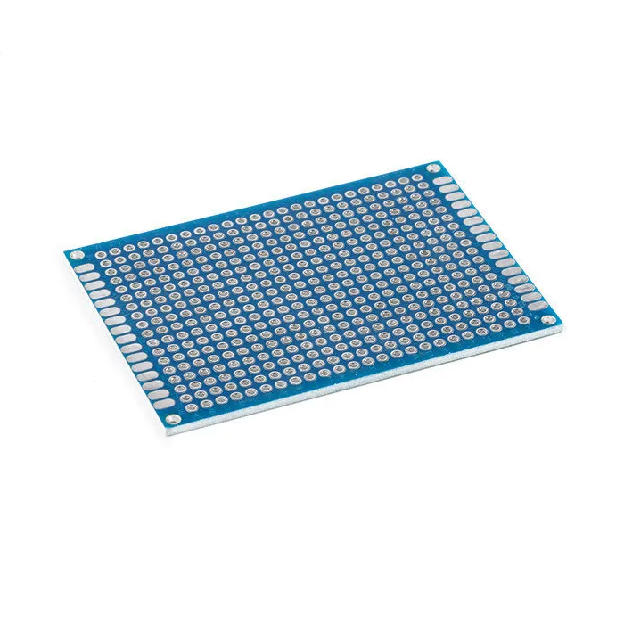 Placa Perfurada Dupla Face 7x9cm - Azul - AutoCore Robótica - Arduino ...