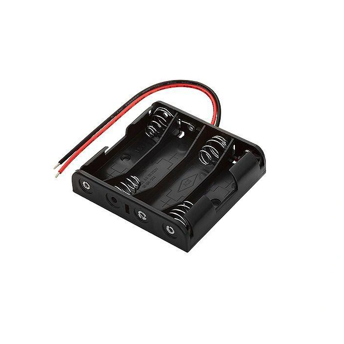 Caixa para pilha 4 slots - AutoCore Robótica - Arduino em Fortaleza ...