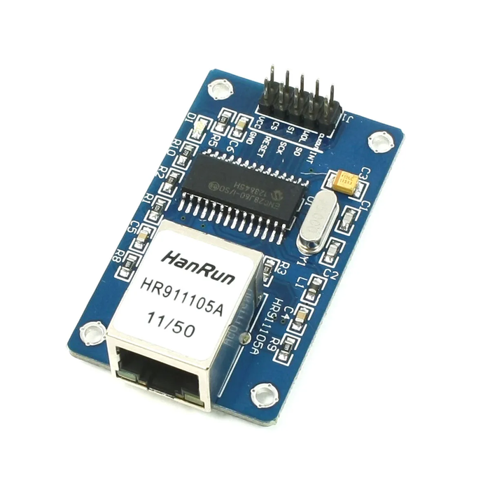 Módulo Ethernet ENC28J60 Modelo Largo - AutoCore Robótica - Arduino em ...