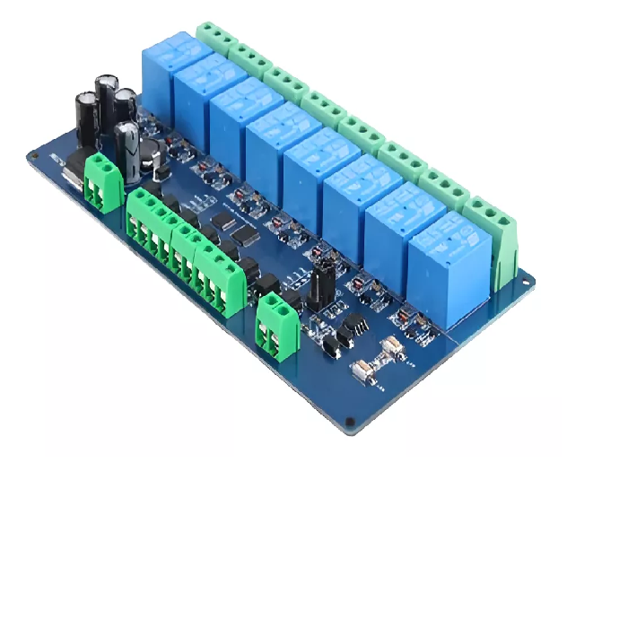 Módulo Relé 8 Canais 5V RS485 TTL Modbus RTU - AutoCore Robótica - Arduino em Fortaleza, você ...