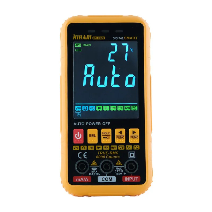 Multímetro Digital Hikari HM-6000 Smart True RMS - AutoCore Robótica - Arduino em Fortaleza ...