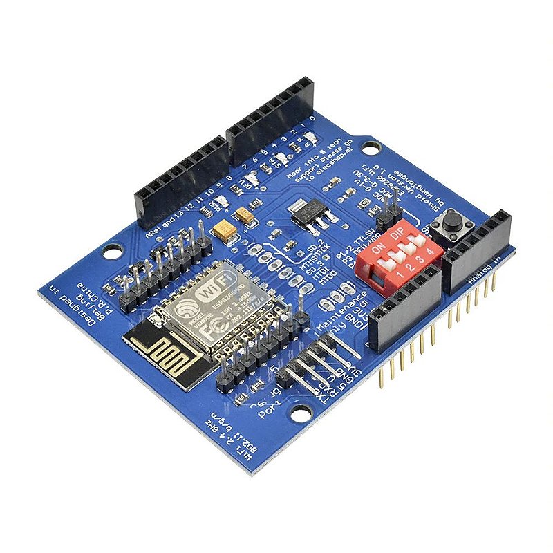 Shield Wifi Esp12 Para Arduino Autocore Robótica Arduino Em