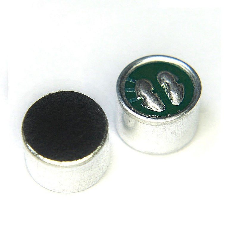 Microfone Eletreto 9x7mm - AutoCore Robótica - Arduino em Fortaleza ...