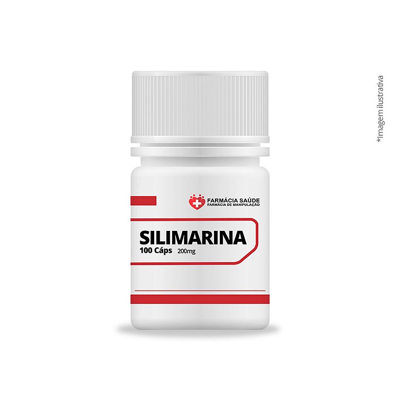 Silimarina 200mg 100 cápsulas - Anti Hepatotóxico - FarmáciaSaúde ...