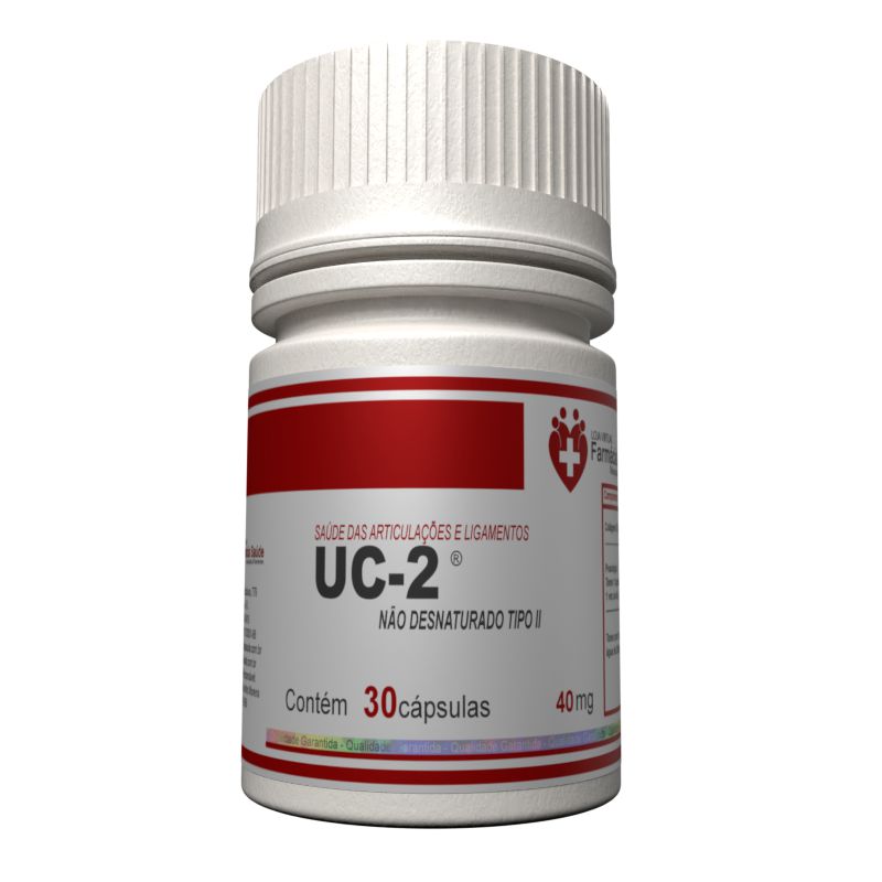 UC2 40mg 30 cápsulas - Colágeno tipo 3 - FarmáciaSaúde | Farmácia de ...