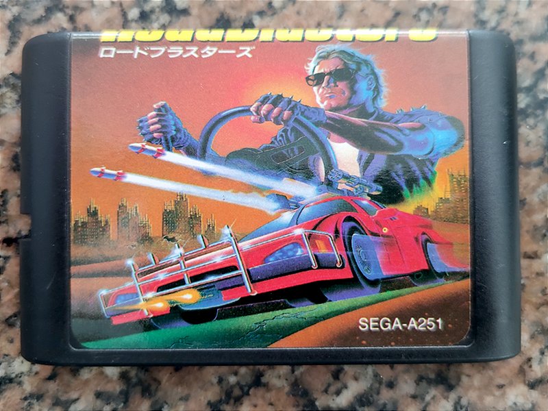 Road Blasters Mega Drive - Seminovo - Paralelo - Gameplay do Boy