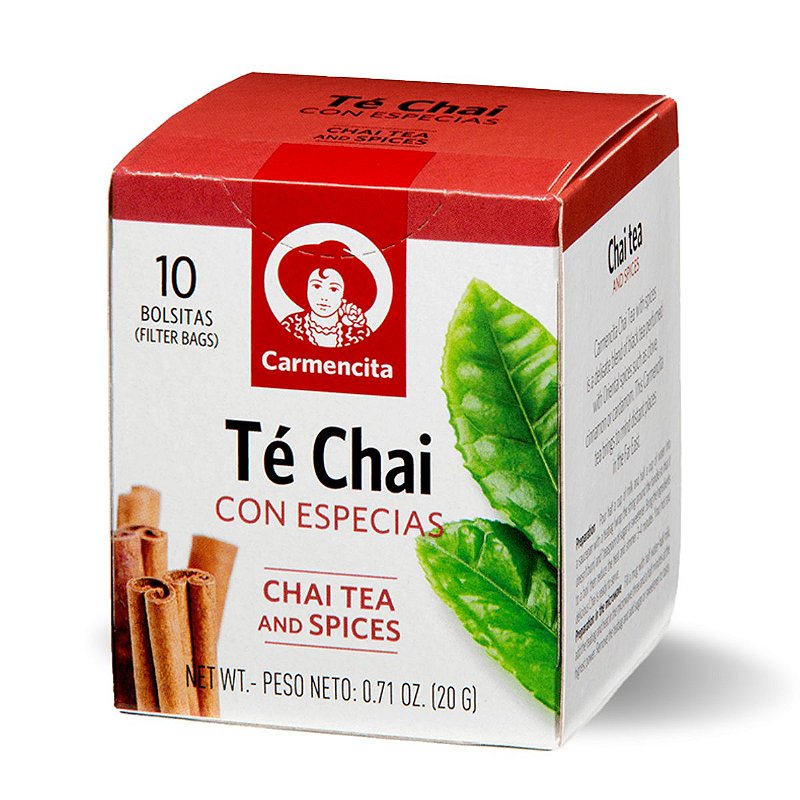 Chá Chai Com Especiarias Carmencita 20g - La Casa Uruguay ®️ | Produtos ...