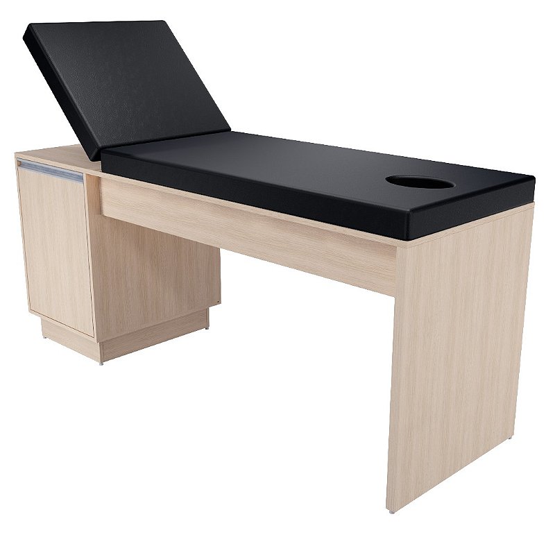 Maca hospitalar fixa, balcão em MDF, 1 porta. - Medical Company