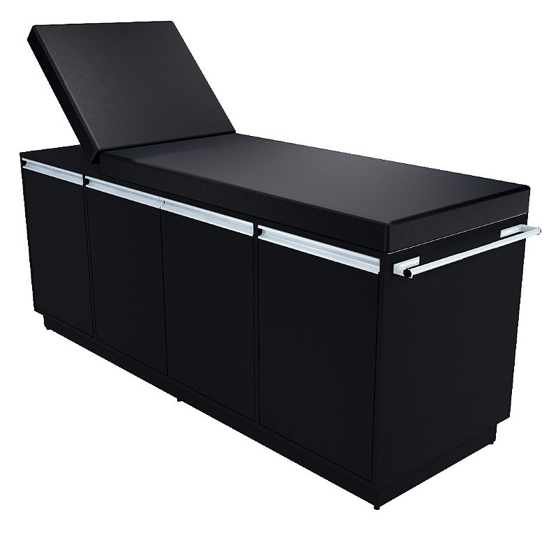 Maca fixa com balcão para clínica, Maca com escada, Maca com suporte ...