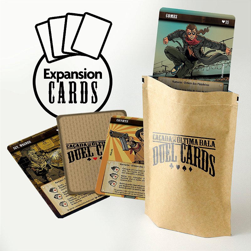 Expansion Cards | Caçada até a Última Bala - Duel Cards - Korja dos ...