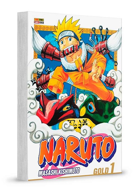 Mangá Naruto Gold Edition - Vol. 01 - Planeta Nerd-Geek