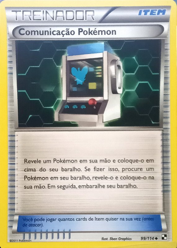Comunicação Pokémon / Pokémon Communication (99/114) - Carta Avulsa Po ...