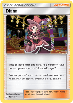 Diana / Dana (137/181) - Carta Avulsa Pokemon - Planeta Nerd-Geek